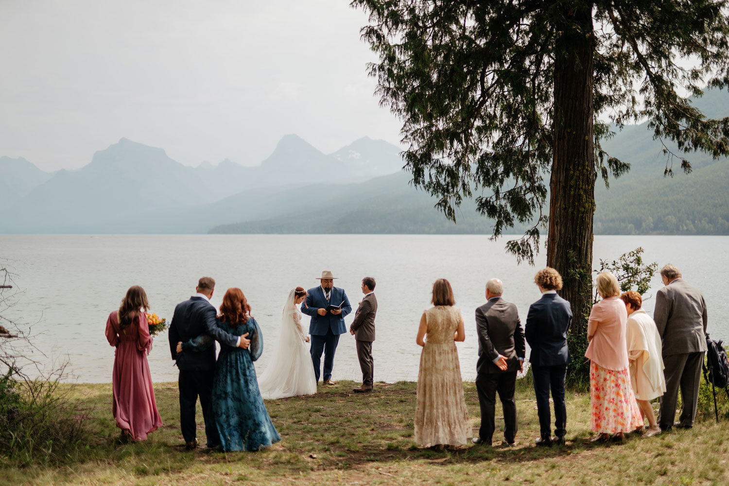 Ryan Beach Wedding in Glacier National Park, Montana